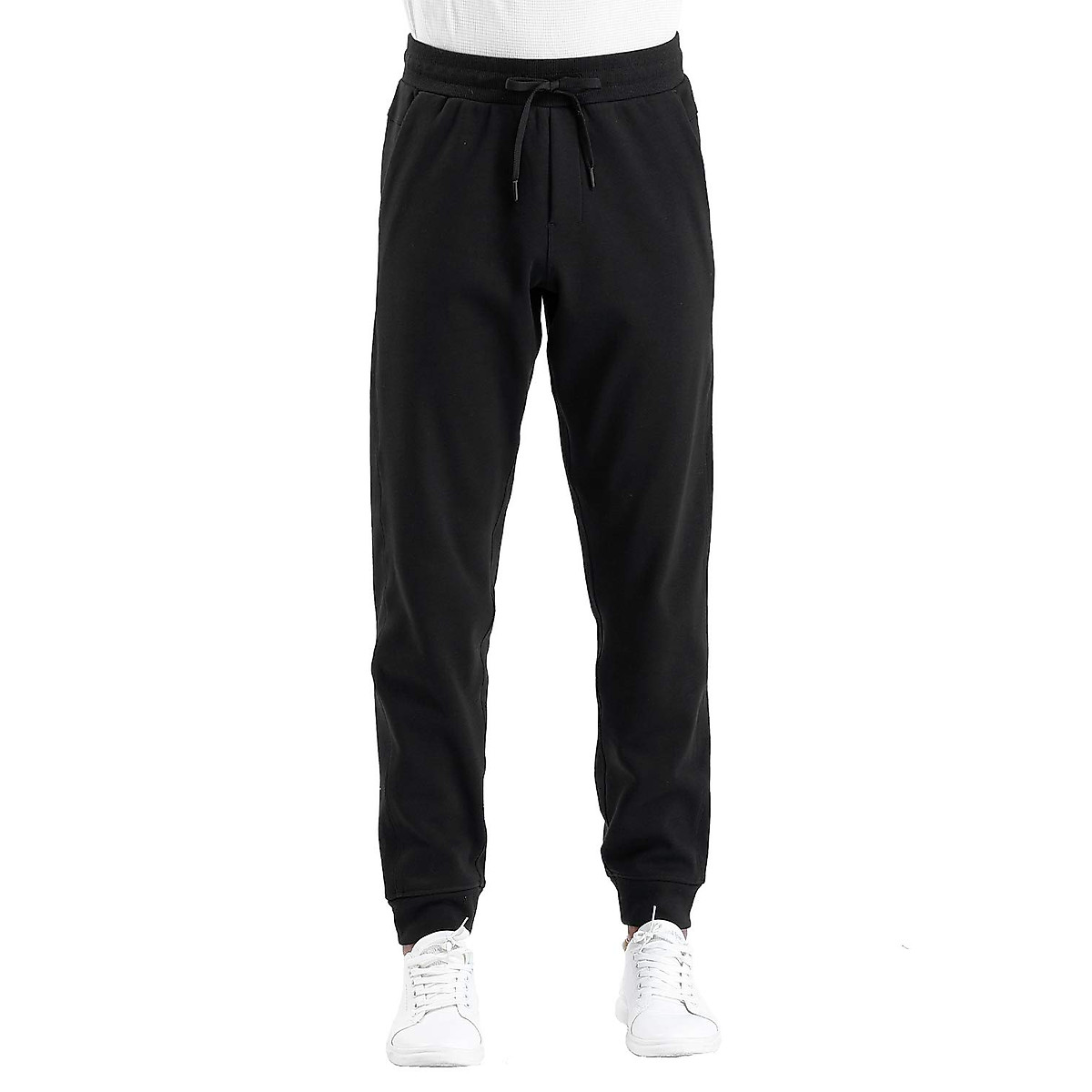 THE GYM PEOPLE Men's Fleece Joggers Pants with Deep Pockets Athletic Loose-fit Sweatpants for Workout, Running, Training
