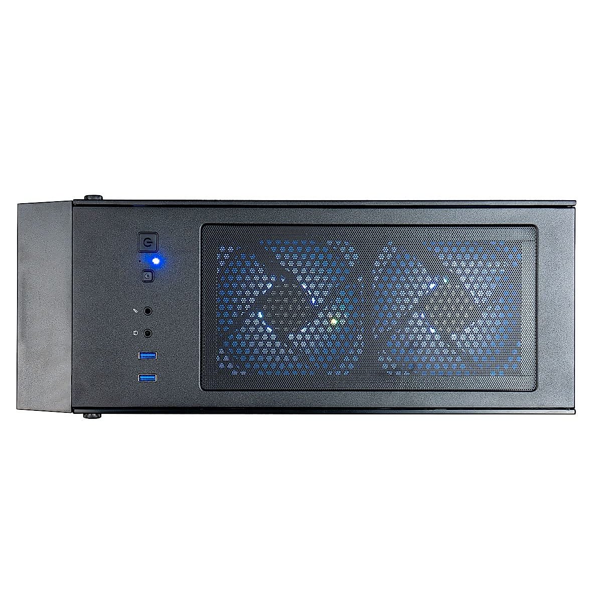 Empowered PC Continuum Mini Gaming Desktop - Intel Arc A750 (> RTX 3060), Intel 20-Core i7-14700KF (~ i9-13900K), 32GB DDR5 RAM, 1TB NVMe, WiFi 6, Windows 11 - Tiny Liquid Cooled RGB Gamer Computer