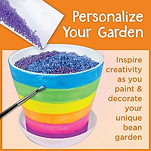 Creativity for Kids Magic Bean Garden, Reveal and Grow Magic Messages - Arts and Crafts for Girls and Boys, Kids Science Kit Ages 5-8+, Unique Gift for Kids