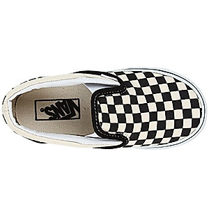 Vans Unisex Baby Classic Slip-On - Black/White Checkerboard Size 9 Toddler