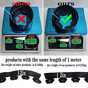 Landscape Edging,20ft Plastic No Dig Garden Edging with 20 Stakes,2 Inch Tall Lawn Edging for Lawn,Yard,Flower Gardens Edging Border (Black-20FT)