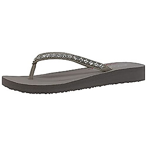 Skechers Women's Meditation-Perfect 10 Thong Sandal Nude 8