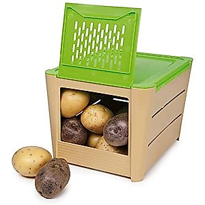 Snips Potato Keeper, 10.04" x 7.87" x 6.89", Green