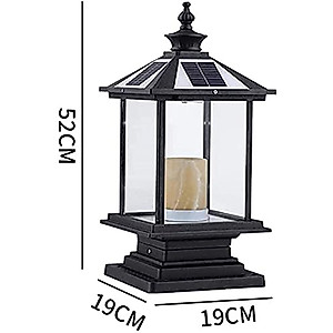 ZPTECH Outdoor wall light Outdoor Light Post Lamp Solar Lamp Column Lights Super Bright Patio Lights Aluminum Pole Light Home Outdoor Villa Waterproof Simple Garden Lights Wall Light Path Light Hangin