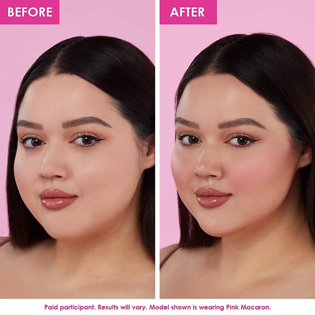 Grande Cosmetics GrandePOP Plumping Liquid Blush, Pink Macaron