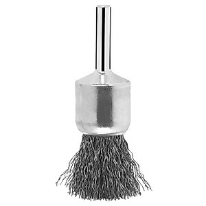 Bosch 2609256538 6 x 25 mm Pencil Brush Crimped Wire Shank
