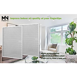 MNPARTS 203368 F50F F300E Air Filter Replacement for Honey in Well Cleaner 16'' x 12.5'' Air Pre Filter Replaces F300E1019 F300A1625 F50F1073(2 Packs）