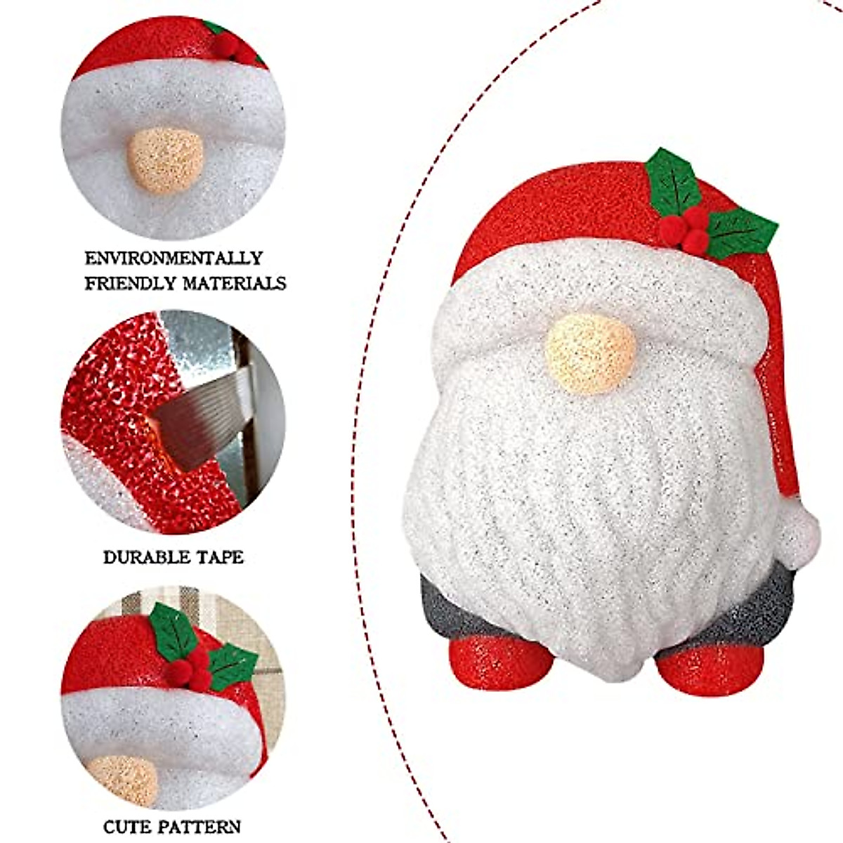 Christmas Gnome Lampshade Corridor Wall Lamp Dustproof Protective Cover for Home Garden Yard Porch Light Protection Shield christmas porch light covers decorations