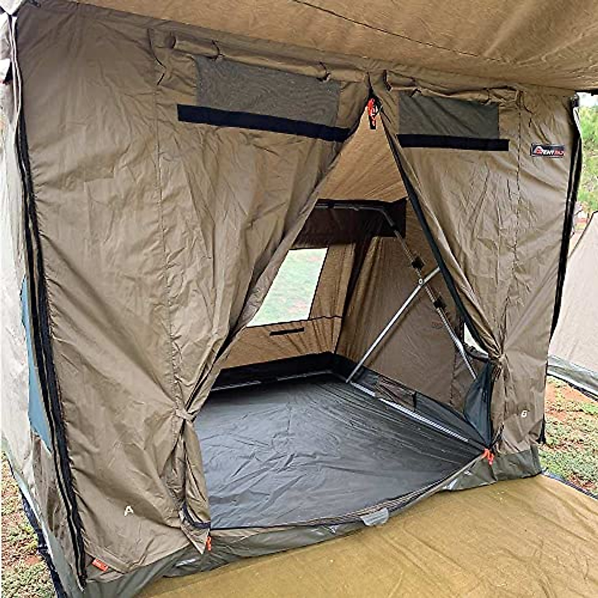 Oztent 30 Second Expedition 3-4 Person Tent (42 Lb) 8 ft(W) x 6.6 ft(D) x 6.6 ft(H) + 6.6 ft(Awning)