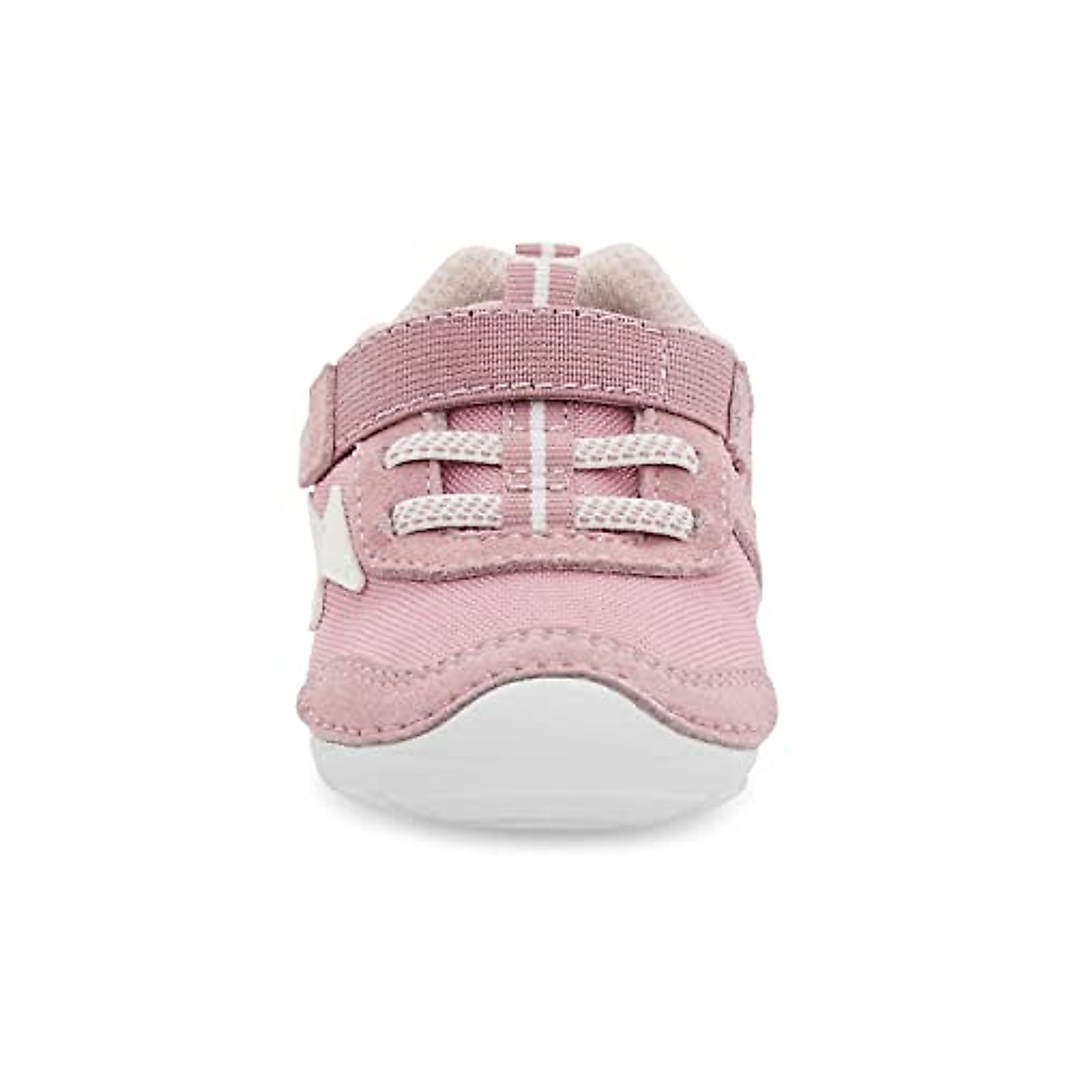 Stride Rite Baby Girls SM Zips Runner Sneaker, Pink, 3 Infant