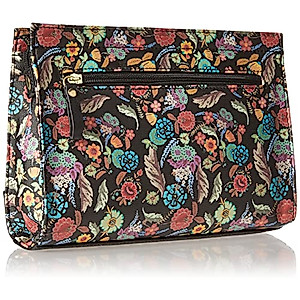 Bueno of California Printed Pebble Crossbody, Botanical