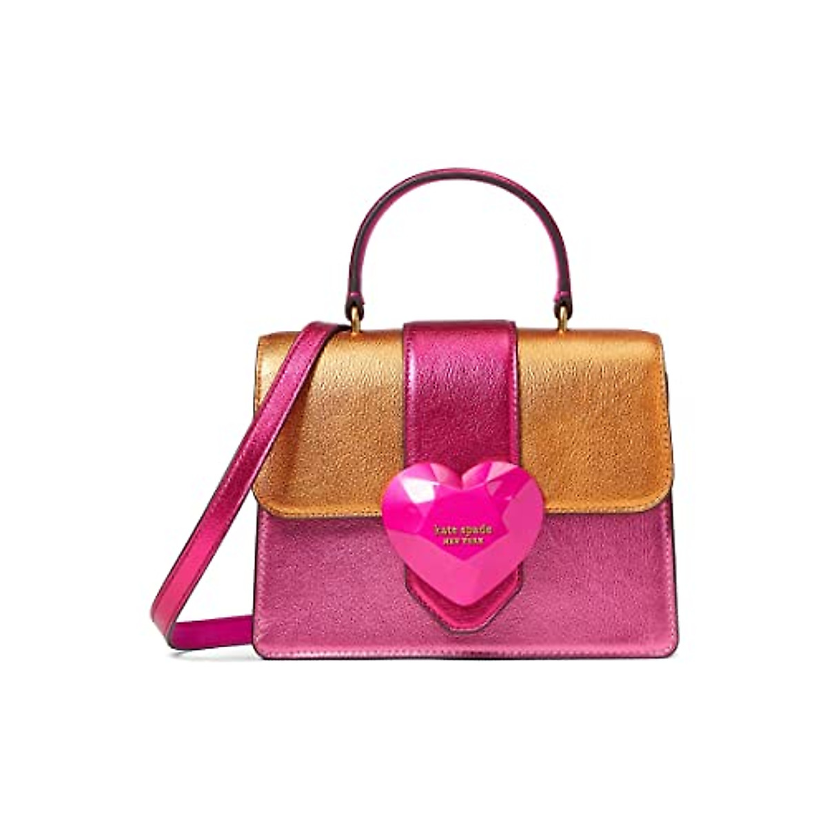 Kate Spade New York Bijou Mini Top-Handle Locket Pink Multi One Size