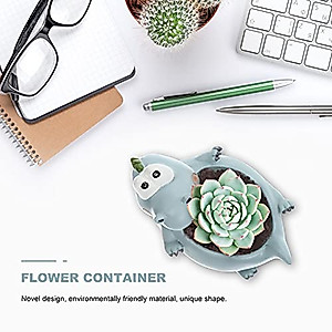 YARNOW Indoor Flower Pot 3 pcs Plants Dog Vase Decoration Bonsai Desk Succulent Excellent Lovely Pottery Home Decorative Desktop Balcony Practical Premium Center Potted Pig Ceramic Planter