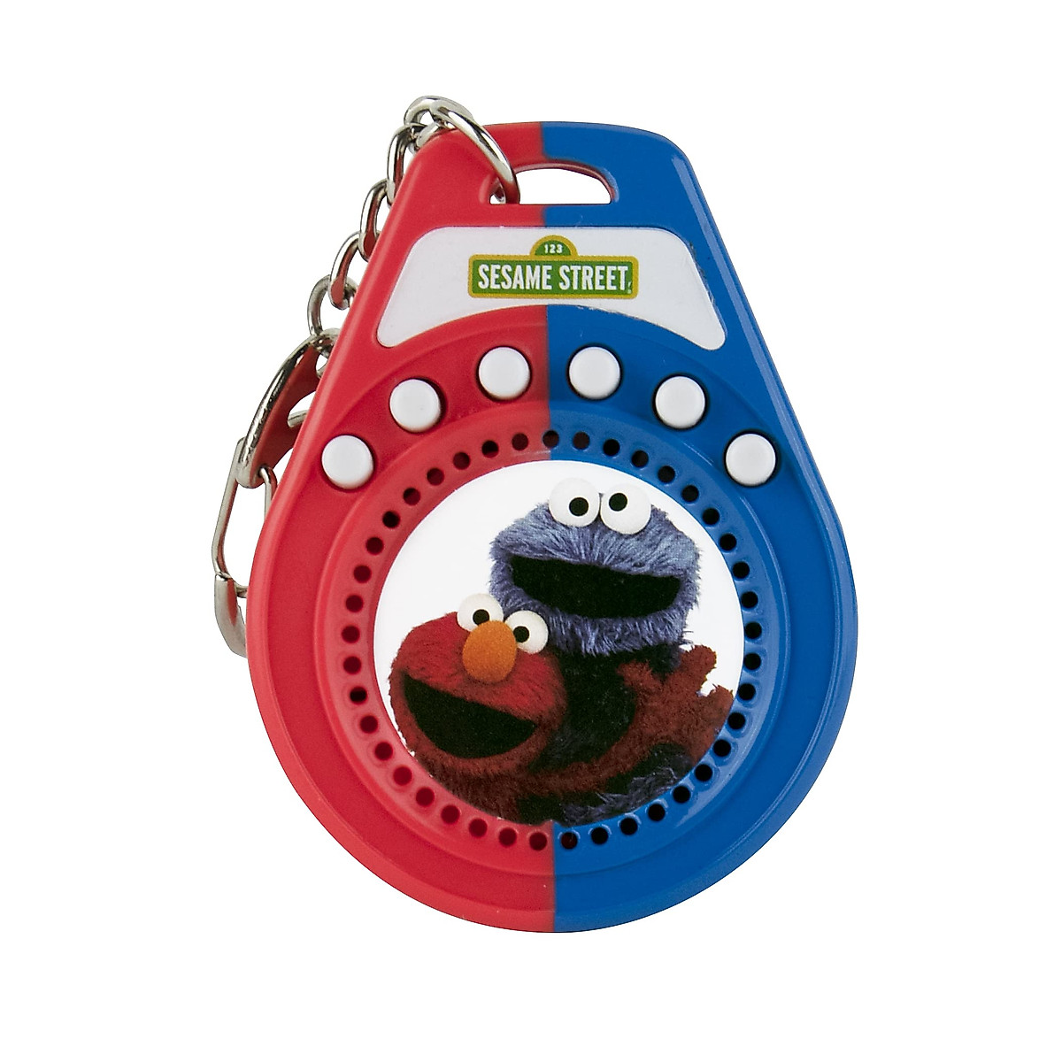 World's Coolest Sesame Street Talking Keychain, Multi, Miniature