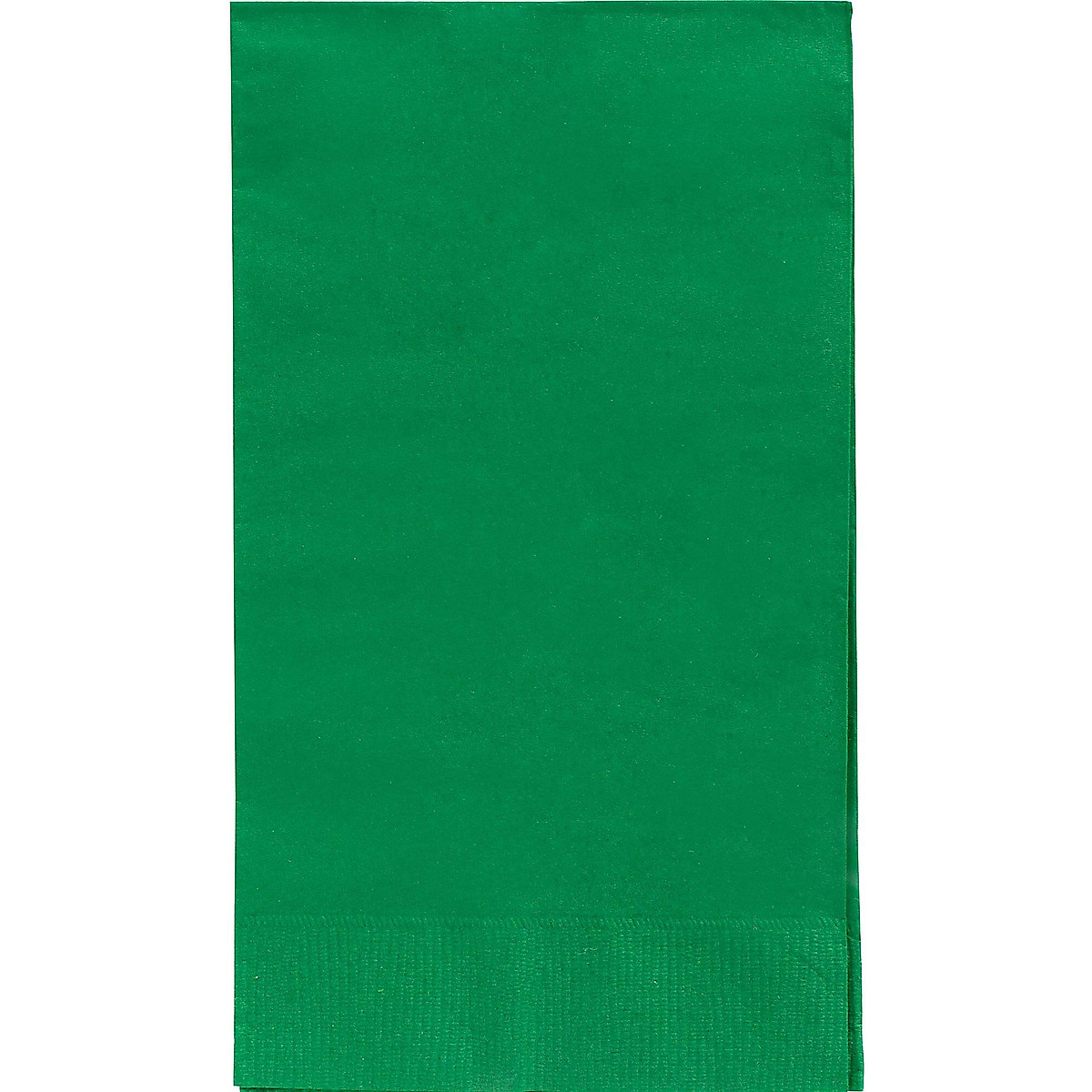 Festive Green 2-Ply Guest Towels - 8" x 4" (Pack Of 40) - Luxury Paper Hand Towels For Parties & Events