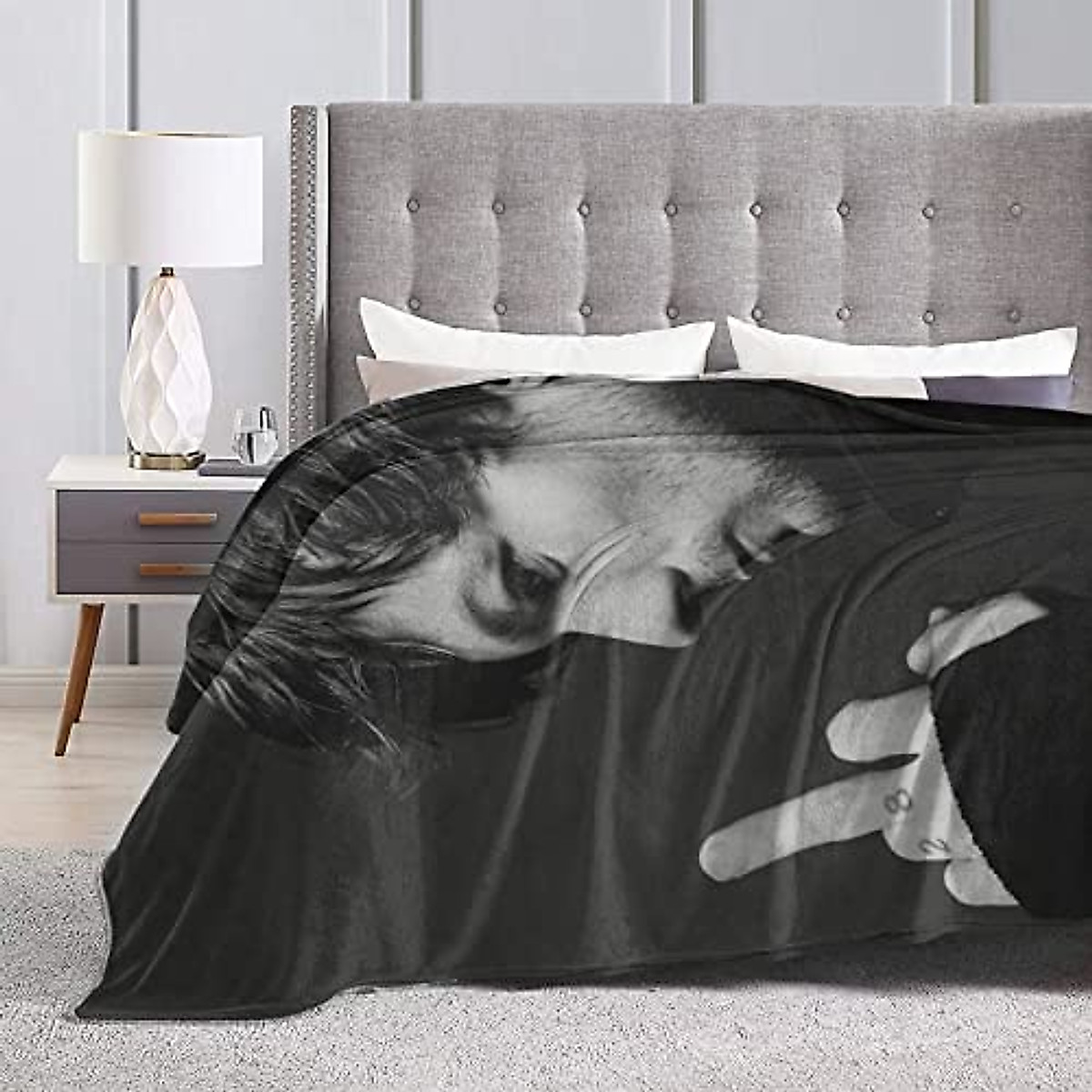GingerDHallberg Throw Blanket Louis Singer Tomlinson Lightweight Flannel Blanket Air Conditioning Blankets for All Season 60"x50"