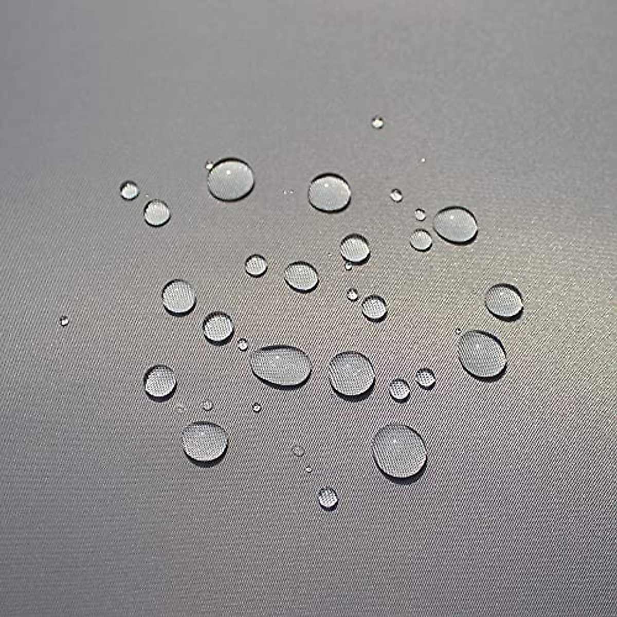 Kevin Textile Outdoor Waterproof Pillow Covers with White Piping Patio Furniture Pillow Cases, 2 Pcs, 18"x18", Grey