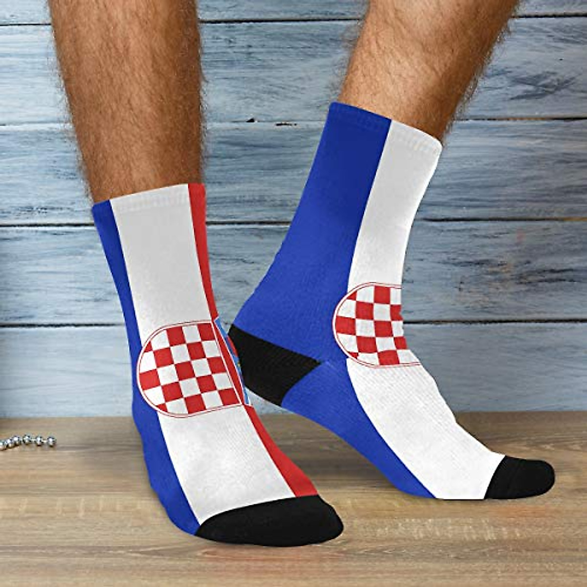 Croatia Flag Crew Socks for Men and Women 1 pair