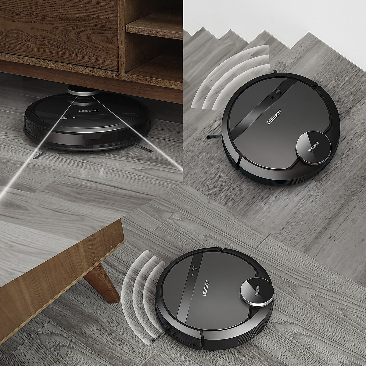 Ecovacs Deebot 901 Robotic Vacuum Cleaner with Smart Navi 3.0