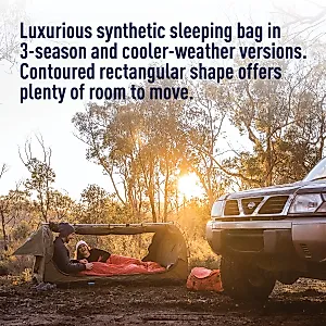 Sea to Summit Basecamp Synthetic Camping Sleeping Bag, 20-Degree, Double