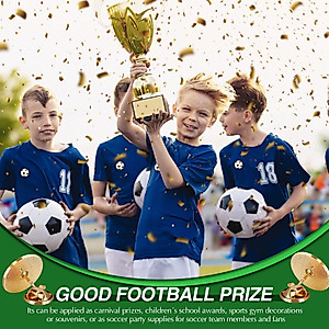 Soccer Lapel Pin Soccer Sports Lover Pins Soccer Ball Cartoon Round Metal Pins Football Hat Shirt Pin Tie Tack Pinback Men Women Brooches Sports Accessories Charm Decoration (48 Pcs)