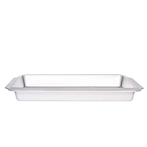 Roasting Pan, Cookie Sheet, Non Stick Bakeware, Silver Finish Baking Tray, 13" x 9" Broil Pan by Imperial Home