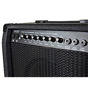 Monoprice 1x10 Guitar Combo Amplifier - Black, 40-Watt, Spring Reverb, 10-Inch 4-Ohm Speaker, High & Low Inputs, Headphone Output - Stage Right Series