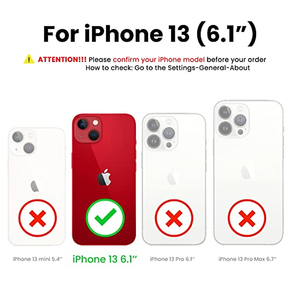 ORNARTO Compatible with iPhone 13 Case 6.1 inch, with 2 x Screen Protector, Liquid Silicone Gel Rubber Cover [Full Body] Shockproof Protective Phone Case for iPhone 13 -Hot Pink