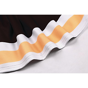 SCYPRUTH Cheerleader Costume for Girls Cheerleader Outfit for Cheerleading Dress Up Halloween Cheerleader Gifts