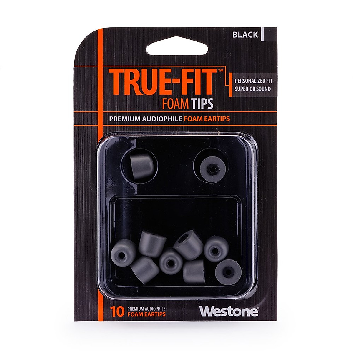 Westone True-Fit Foam Replacement Eartips - 5 Pair Pack, 11mm Diameter X 11mm Length, Green, Small, (WA62804)