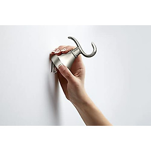 Moen Hamden Spot Resist Brushed Nickel Double Towel Robe Hook, MY6203BN
