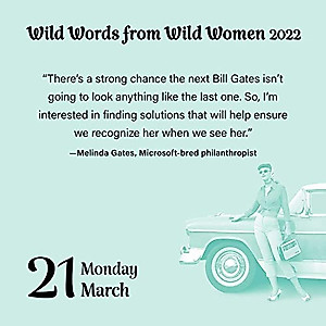 Wild Words from Wild Women 2022 Day-to-Day Calendar