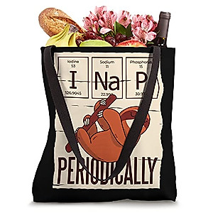 Sloths Lovers Funny Science Sloth Shirt- I Nap Periodically Tote Bag