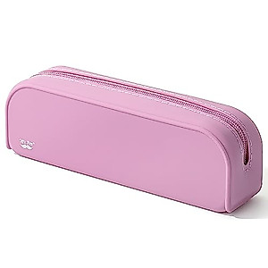 Mr. Pen- Silicone Pencil Case, Magenta-Pink Pencil Pouch, Pencil Case Small, Pencil Pouch Aesthetic, Silicone Pencil Pouch, Pencil Case Aesthetic, Pencil Bag, Pencil Pouch for Women, Makeup Pouch