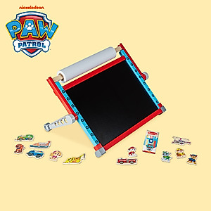 Melissa & Doug PAW Patrol Wooden Double-Sided Tabletop Art Center Easel (33 Pieces)