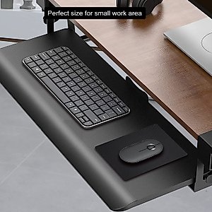 Cyanbone Small Mouse Pad 3 Pack, Mini Mouse Pads for Wireless Mouse and Laptop Computer, Portable Mousepad with Non-Slip Rubber Base & Waterproof Surface - Black -5.5 x 7 in
