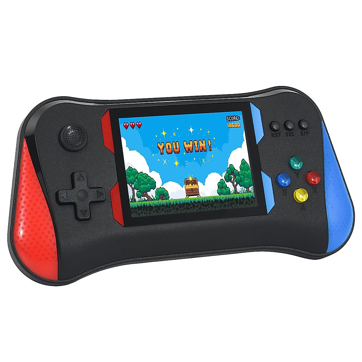 HAndPE Handheld Game Console, Retro Super Mini Game Player 500 Classical FC Games 3.5-Inch Color Screen Support for Connecting TV & Two Players 1020mAh Rechargeable Battery Present for Kids and Adult