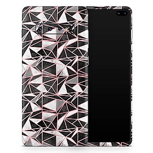DesignSkinz Karamfila Marble & Rose Gold v1 Protective Vinyl Decal Wrap Skin Cover Compatible with The Samsung Galaxy S20 (Screen Trim & Back Glass Skin)