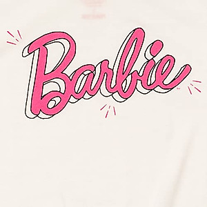 Barbie Little Girls Graphic T-Shirt and Shorts Outfit Set Pink/White 5