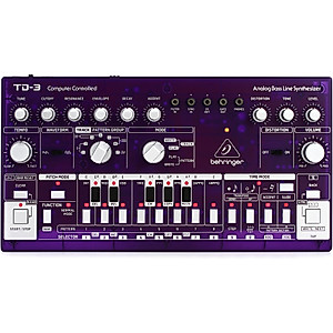 Behringer TD-3-GP Analog Bass Line Synthesizer - Purple