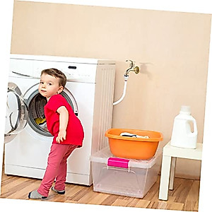 Faucet, 2 Pcs Antique Faucet Faucets for Bath Sinks Bathtub Faucet Wall Mount Bathtub Faucet Wall Mounted Water Bathroom Vanity Faucets Cold Sink Faucet Retro Kitchen Faucet V-intage Faucet (Color :