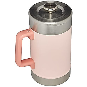 Stanley French Press 48oz with Double Vacuum Insulation, Stainless Steel Wide Mouth Coffee Press, Large Capacity, Ergonomic Handle, Dishwasher Safe
