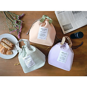 Munya Munya Lunch Bag for Women Adult Men Leakproof Cooler Cute Lunch Boxes Tote Bags Large Capacity Reusable Insulated Lunch Container for Work Office Picnic or Travel … (lavender)