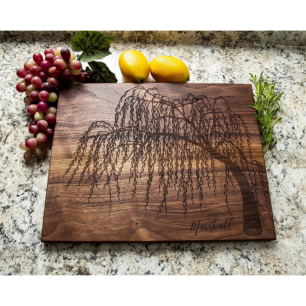 Personalized Cutting Board -Willow Tree - Perfect for 9 Year Anniversary Gift