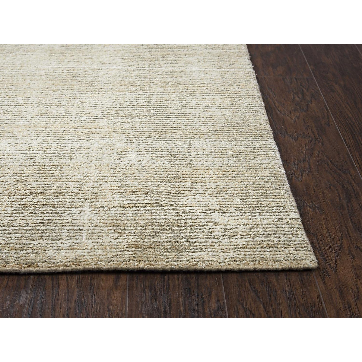 Rizzy Home | GH720A | Grand Haven Collection | Wool / Viscose Area Rug | 8' x 10' | Beige/Gray/Rust/Blue Solid