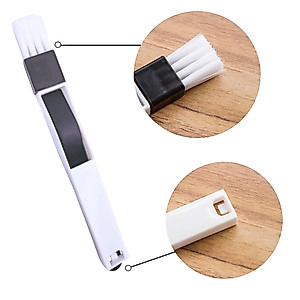 Crevice Cleaning Brush, Door and Window Groove Keyboard Cleaning Gap Brush can be Used for Kitchen Sink Sliding Door Tracks and Small Gaps with Dustpan Gap Groove Brush (1pcs Random Color)