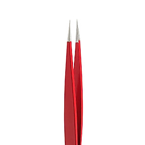 Rubis Swiss Cross Stainless Steel Pointed Tweezers for Precise Eyebrows and Hair Removal, 1K001,Rubis Switzerland Swiss Made World Renowned Precision