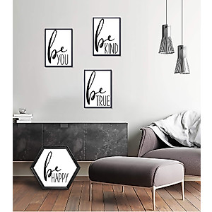 Veelot A3 Picture Frame Black Solid Wood Photo Frame Set of 3 with HD Plexiglass for Wall Collage Gallery Certificate Document Wall Mounting Display Home Decor(11.7X16.5)