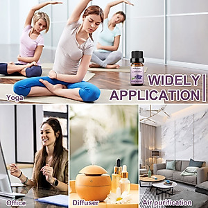 Sedbuwza Vanilla Oil Bundle with Lavender Essential Oil Set, 100% Pure Organic Fragrance Oil for Diffuser, Humidifier, Soap, Candle, Perfume