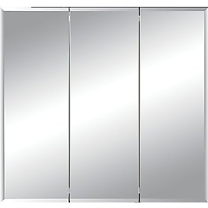 Jensen 255036 Horizon Frameless Medicine Oversize Cabinet, 33-3/4 by 24-3/4 by 3-1/2-Inch